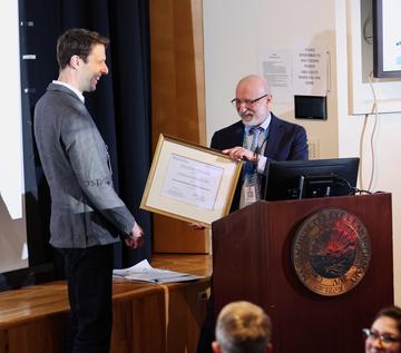 Dr. Andreas Eckhard Presented Sandy and Herb Pollack Young Investigator ...